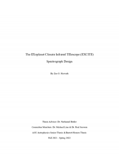 The EXoplanet Climate Infrared TElescope (EXCITE) Spectrograph Design